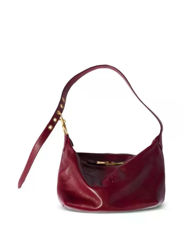 Miu Miu Nappa Leather Pouch Bag - Red