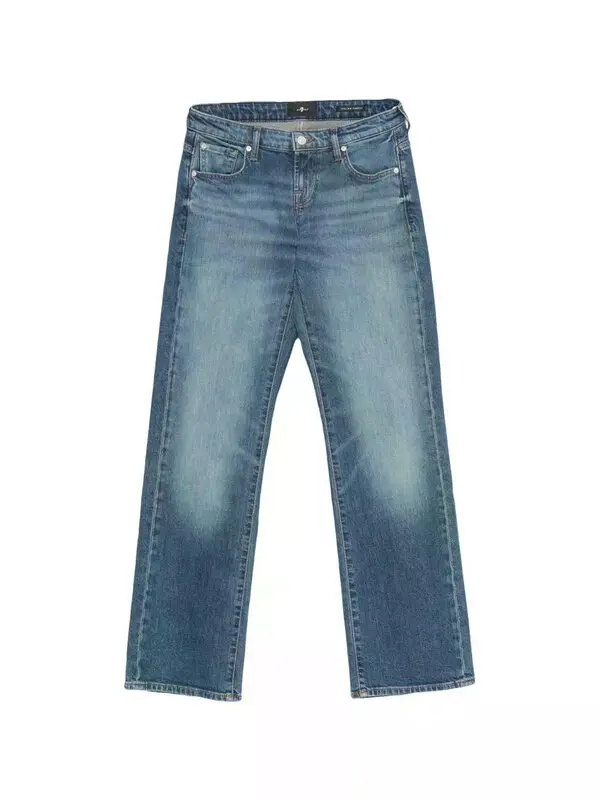 7 For All Mankind Faded Jeans