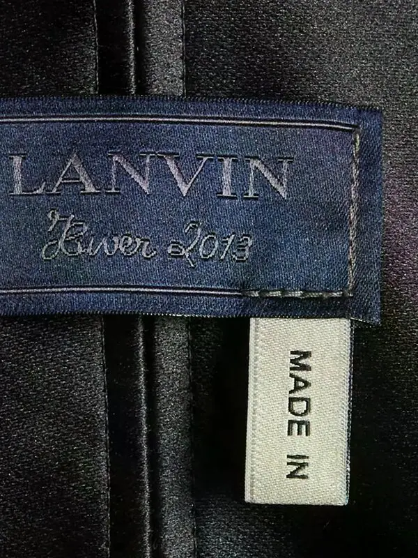 LANVIN Bow Detail Strapless Midi Dress