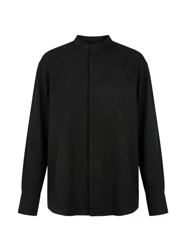ENTIRE STUDIOS Mock Neck Dart Detail Shirt