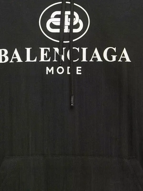 Balenciaga Logo Print Hoodie