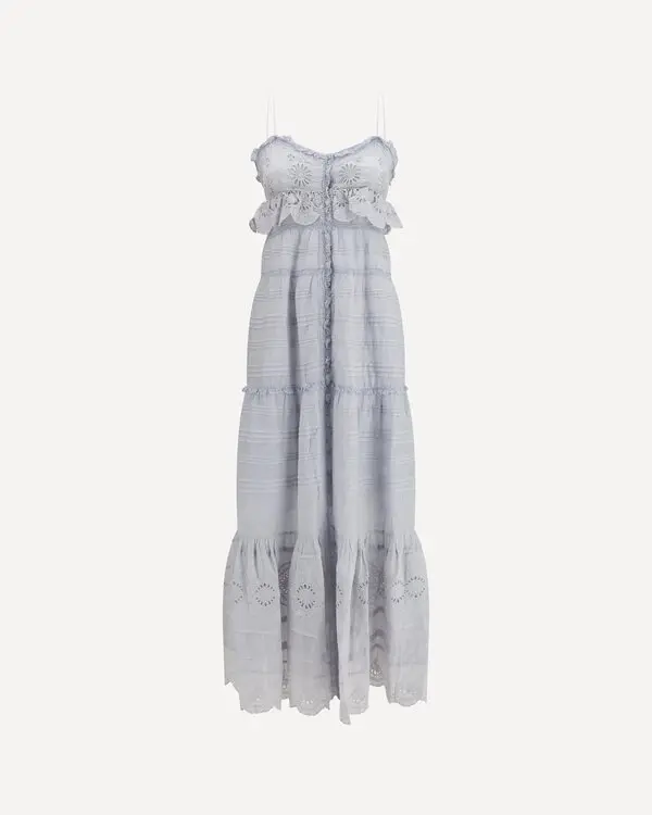 MARANT ETOILE Paule Long Ruffled Dress