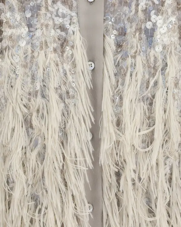 Brunello Cucinelli Fringe Shirt