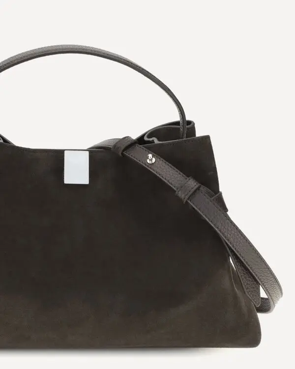 Yuzefi Gyoza Suede Shoulder Bag