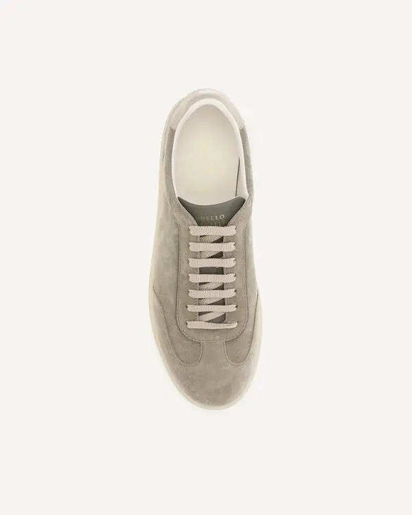 Brunello Cucinelli Suede Lace-up Sneakers - Beige