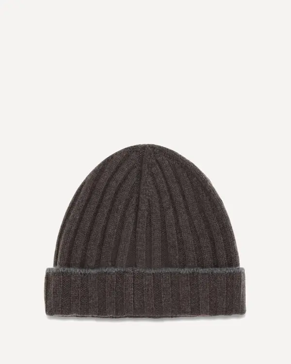 Brunello Cucinelli Cashmere Beanie - Brown