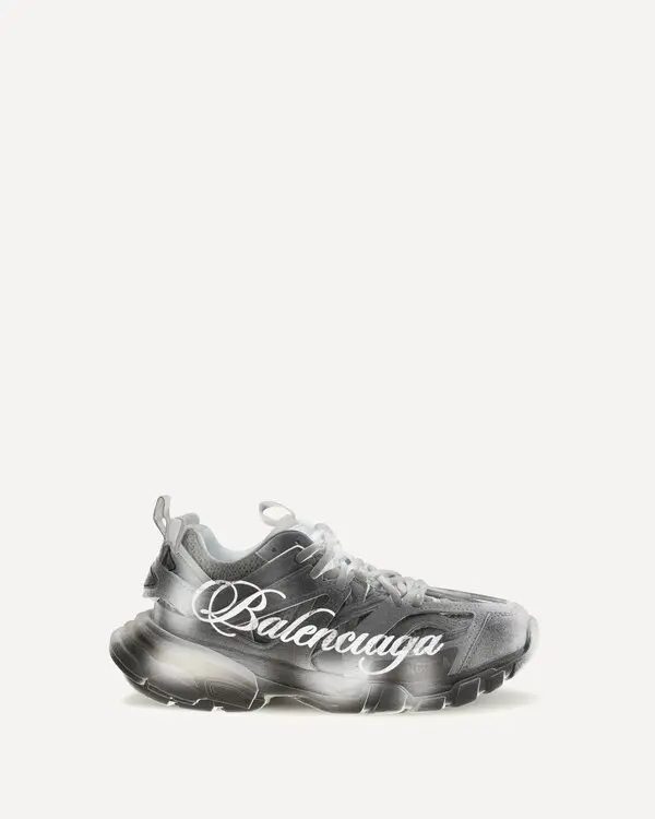 Balenciaga Track Stencil Sneakers - Grey