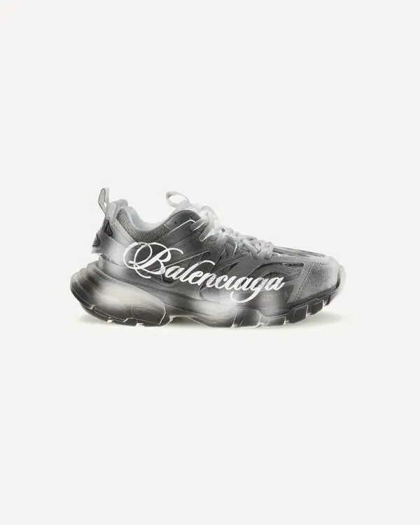 Balenciaga Track Stencil Sneakers - Grey