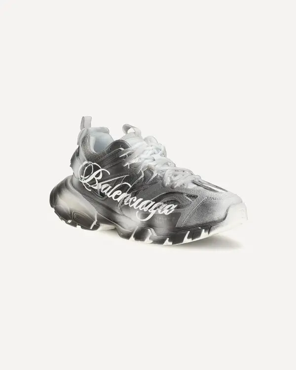Balenciaga Track Stencil Sneakers - Grey