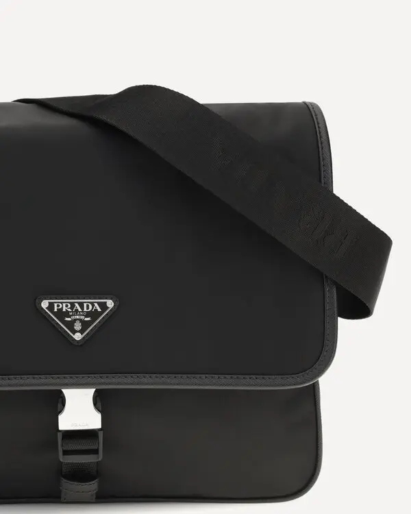 Prada Re-nylon And Saffiano Shoulder Bag
