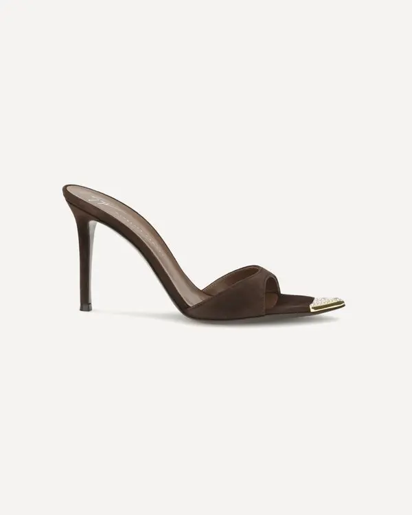 GIUSEPPE ZANOTTI Intrigo Jewelry Mules Sandals