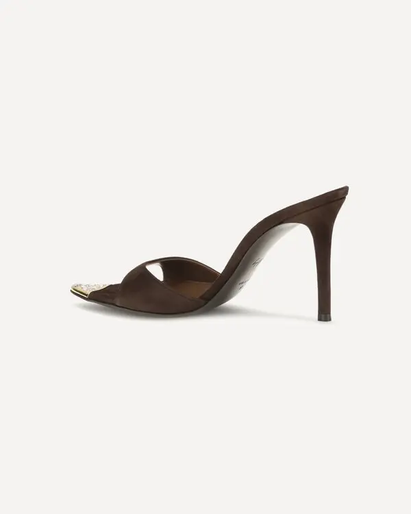 GIUSEPPE ZANOTTI Intrigo Jewelry Mules Sandals