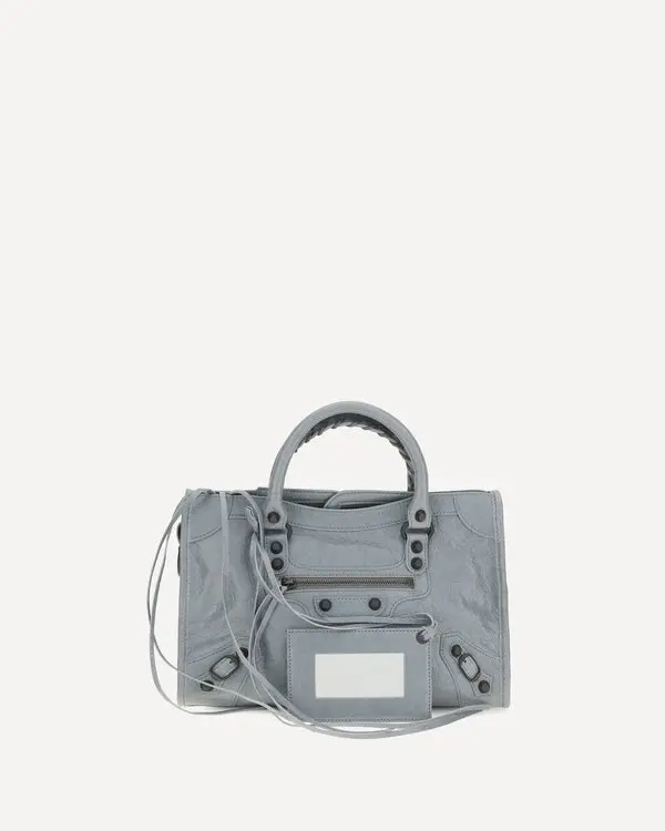 Balenciaga Small Le City Handbag - Light Blue