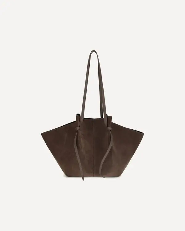 Yuzefi Mochi Large Suede Shoulder Bag