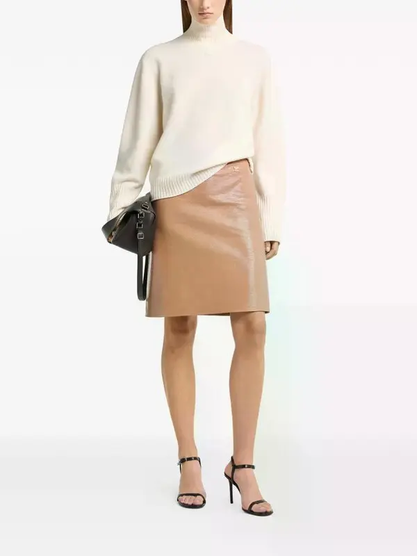 COURREGES High-neck Knitted Sweater
