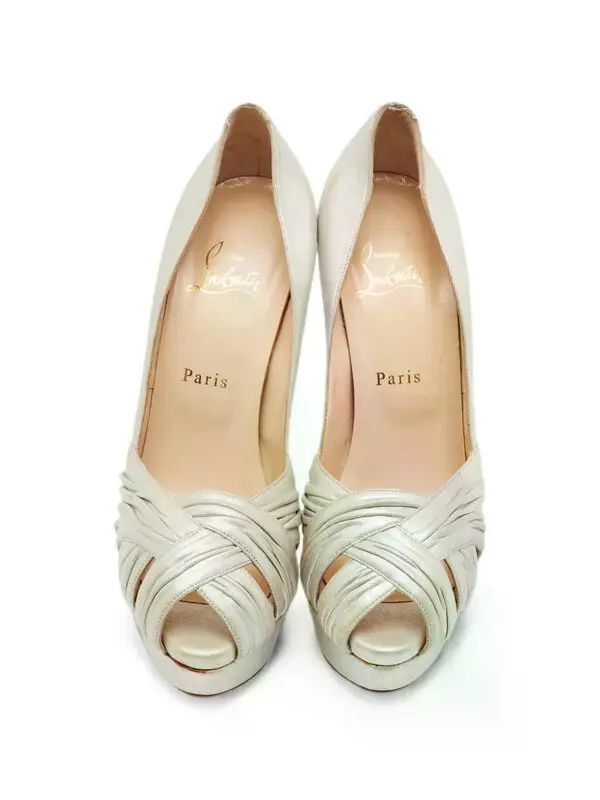 CHRISTIAN LOUBOUTIN Peep-toe Platform Pumps