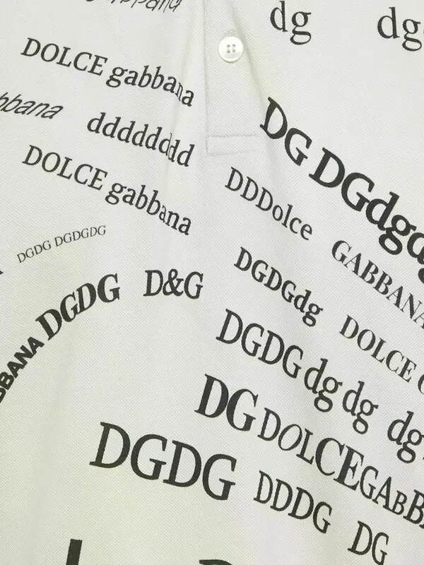Dolce & Gabbana Dg Lettering Polo Shirt