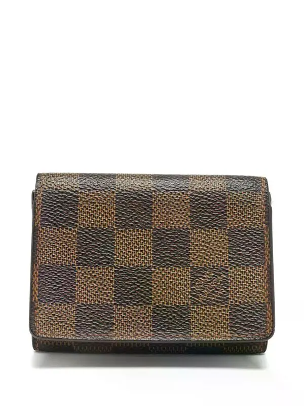 LOUIS VUITTON 2004 Business Damier Ebène Card Holder