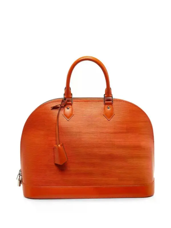 LOUIS VUITTON Alma Gm Epi Leather Tote Bag - Orange