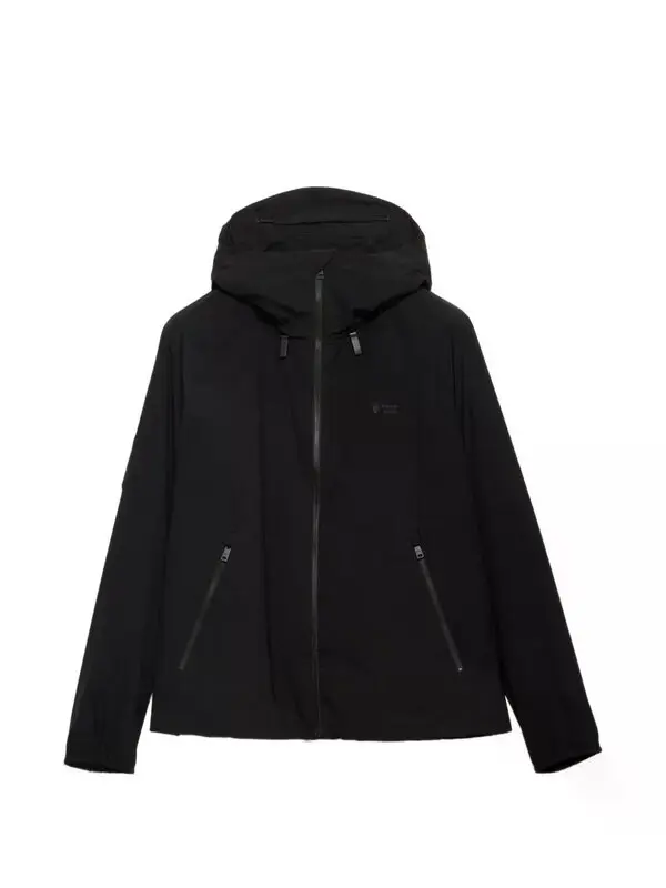 Prada Re-nylon Hooded Jacket With Embroidered Logo