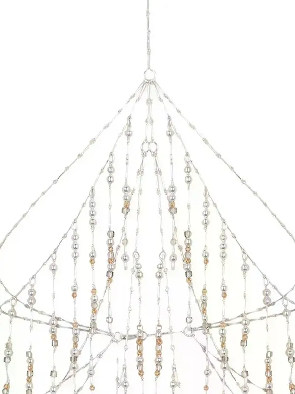 Rabanne Pearl Embellished Fringed Body Chain
