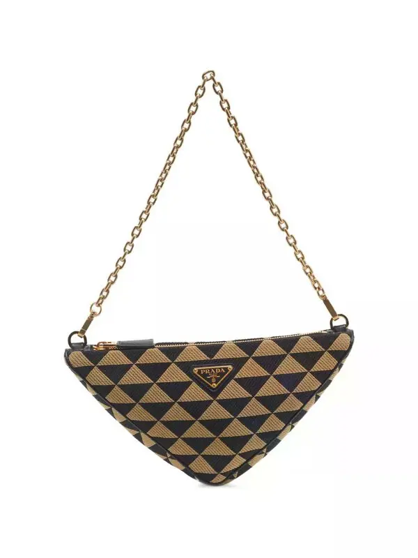 Prada Symbole Triangle Shoulder Bag