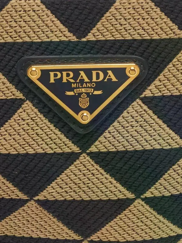 Prada Symbole Triangle Shoulder Bag