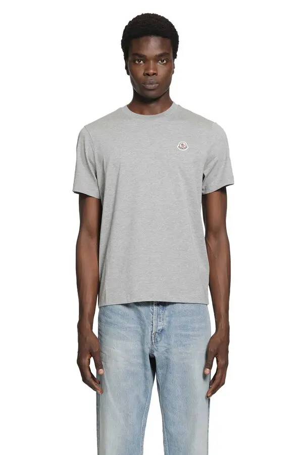 Moncler Logo Patch Cotton T-shirt