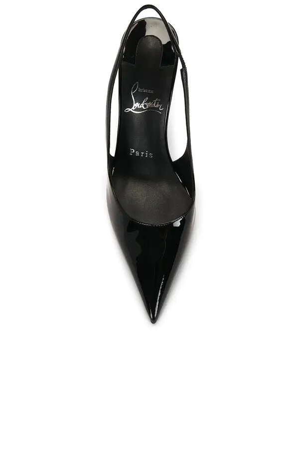 CHRISTIAN LOUBOUTIN Miss Z Sling Back 100 Pump - Black