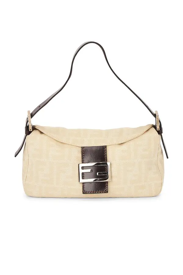 Fendi Zucca Baguette Shoulder Bag