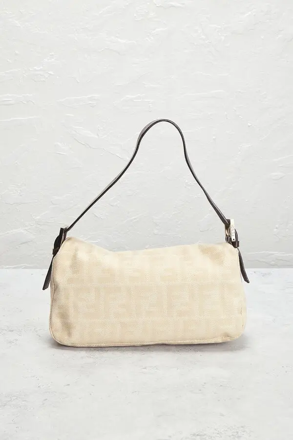 Fendi Zucca Baguette Shoulder Bag