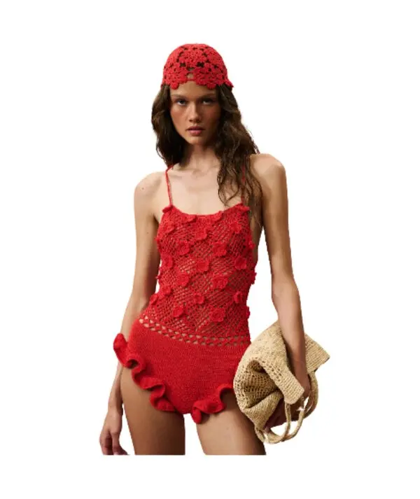 Éliou For Baia Romper - Cherry