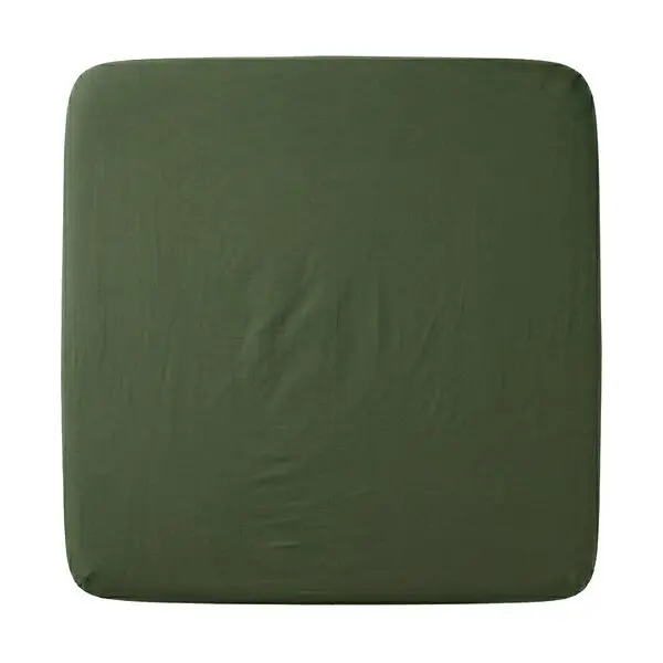 PURE PARIMA Purefect Fit Adjustable Sateen Fitted Sheet Meadow - Green