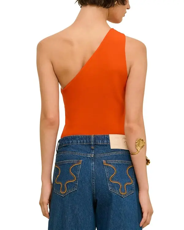 Cult Gaia Anouk Top One Shoulder With Keyhole Detail