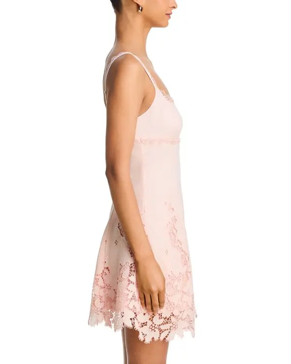 Aqua Lace Mini Dress