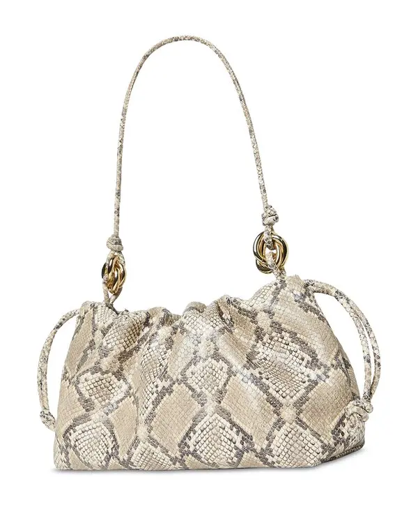 LOEFFLER RANDALL Embossed Leather Shoulder Bag
