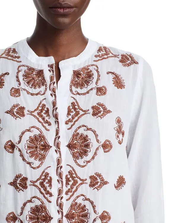 Johnny Was Jaden Voyager Tunic With Embroidered Detail