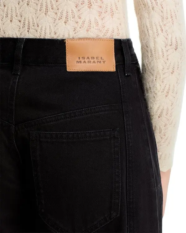 Isabel Marant Étoile Oriane Cotton Pants - Faded Black