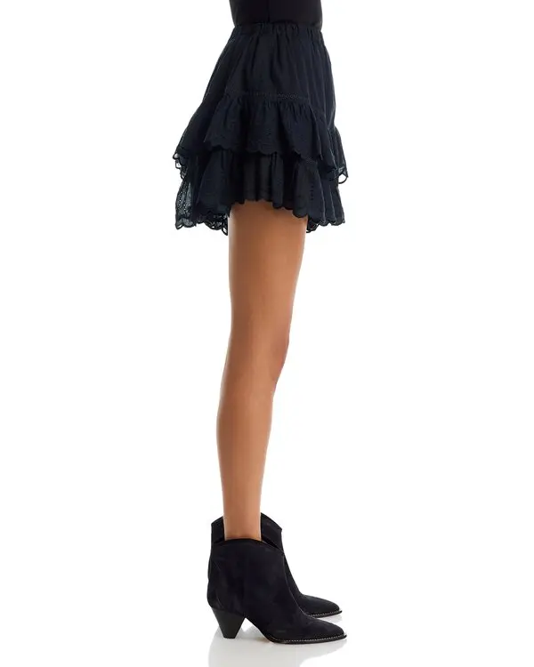 Isabel Marant Étoile Jocadia Embroidered Tiered Skirt