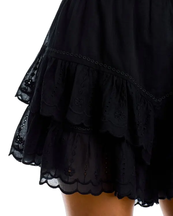 Isabel Marant Étoile Jocadia Embroidered Tiered Skirt