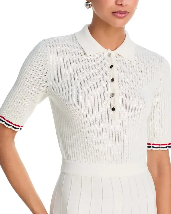 Thom Browne Ribbed Polo Dress