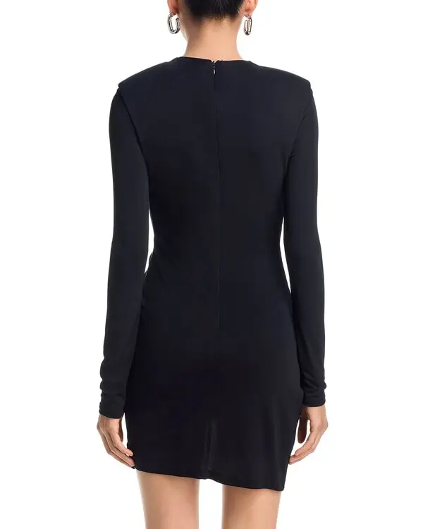 AREA Disco Crepe Jersey Mini Dress