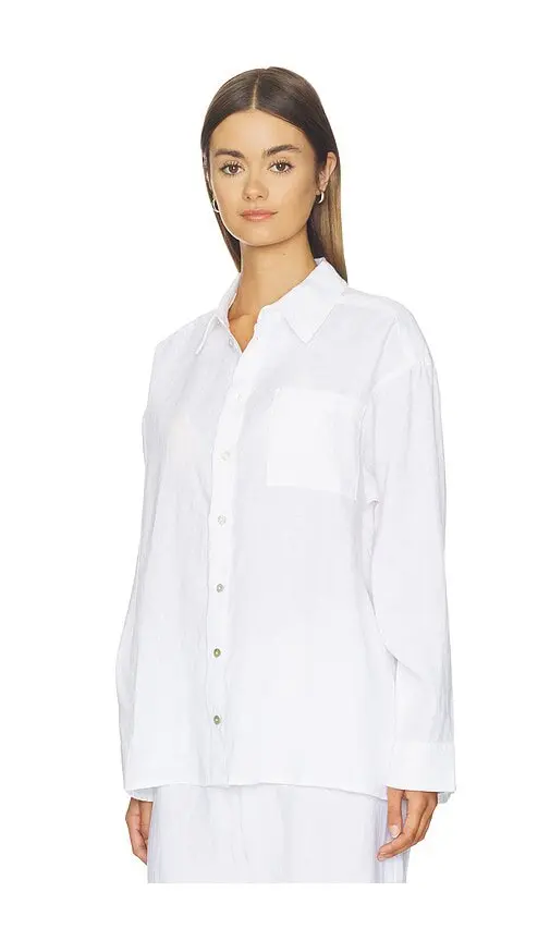 Donni. The Linen Relaxed Shirt