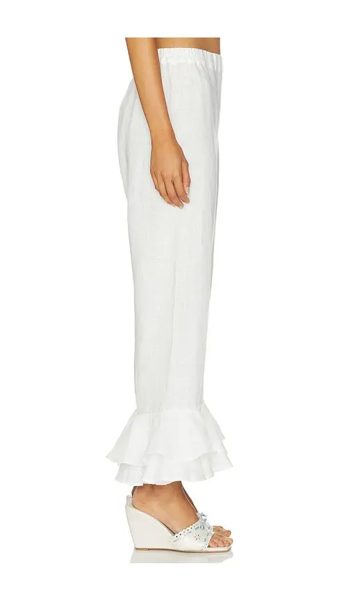 Sleeper Cha-cha Linen Lounge Pants With Headscarf