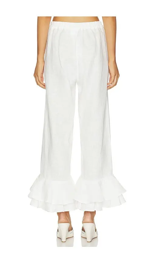 Sleeper Cha-cha Linen Lounge Pants With Headscarf