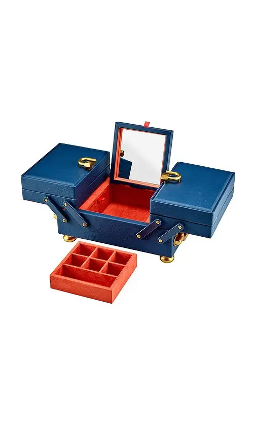 Wolf X Marla Aaron Baby Everything Jewelry Box - Navy