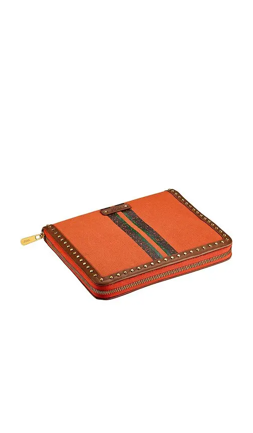 Wolf Ida Travel Jewelry Portfolio - Orange
