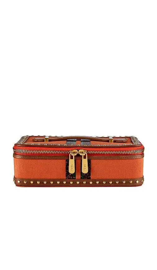 Wolf Ida Travel Zip Jewelry Case With Handle