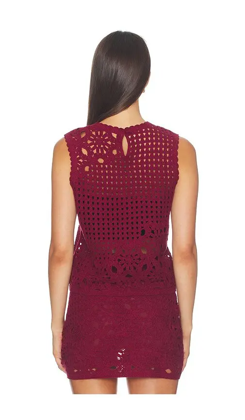 FRAME The Postcard Tank In Red
