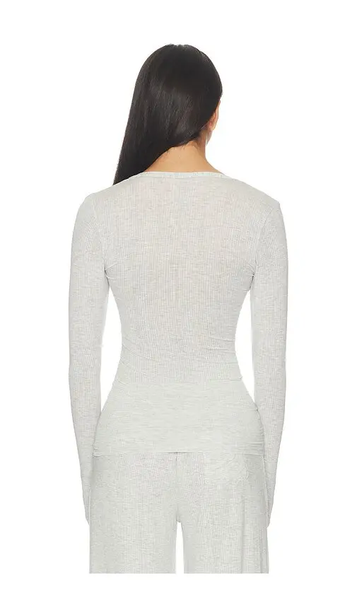 NEGATIVE UNDERWEAR Whipped Henley Top